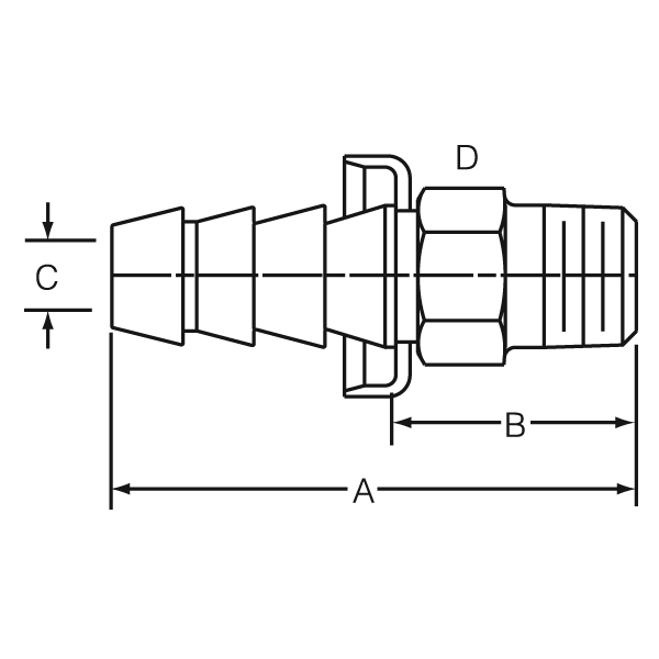 Dayco 123446 Hyd Coupling – FORTLUFT Auto Parts