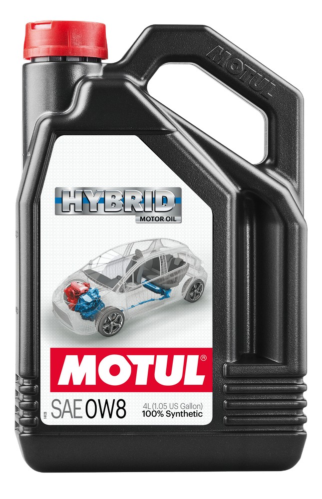 Motul 107156 HYBRID 0W8 – 4L – Synthetic Engine Oil – FORTLUFT Auto Parts