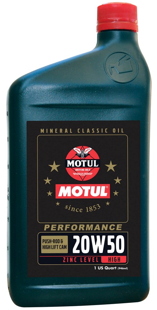 Motul 108081 CLASSIC PERFORMANCE 20W50 Classic Engine Oil – FORTLUFT ...