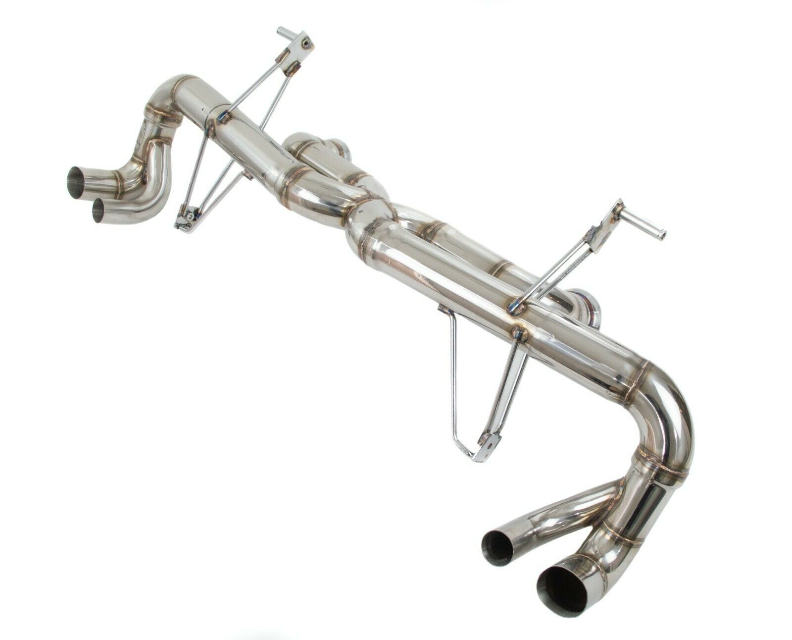 AUDI R8 MK2 5.2L V10 17-20 TOP SPEED PRO-1 Straight X-Pipe Exhaust ...