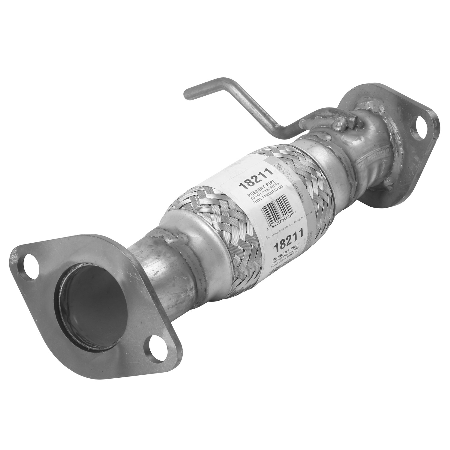 AP Exhaust 18211 Prebent Exhaust Pipe – Direct Fit OE Replacement – FORTLUFT Auto Parts