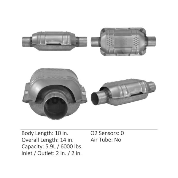 Eastern Catalytic 70316 EPA (Federal) Semi-Universal Converter ...
