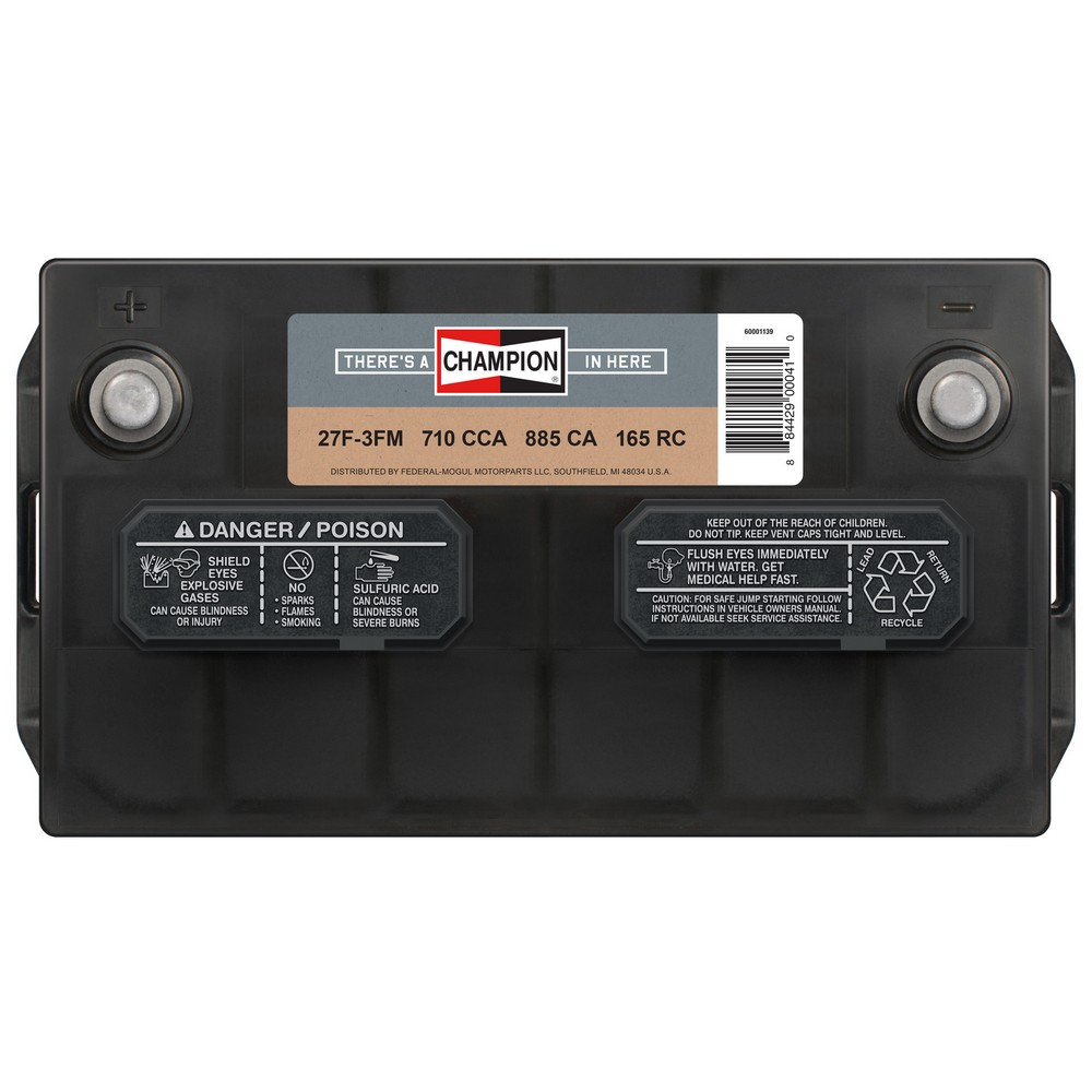 Champion Automotive 30 Month 27F-3FM Battery – FORTLUFT Auto Parts