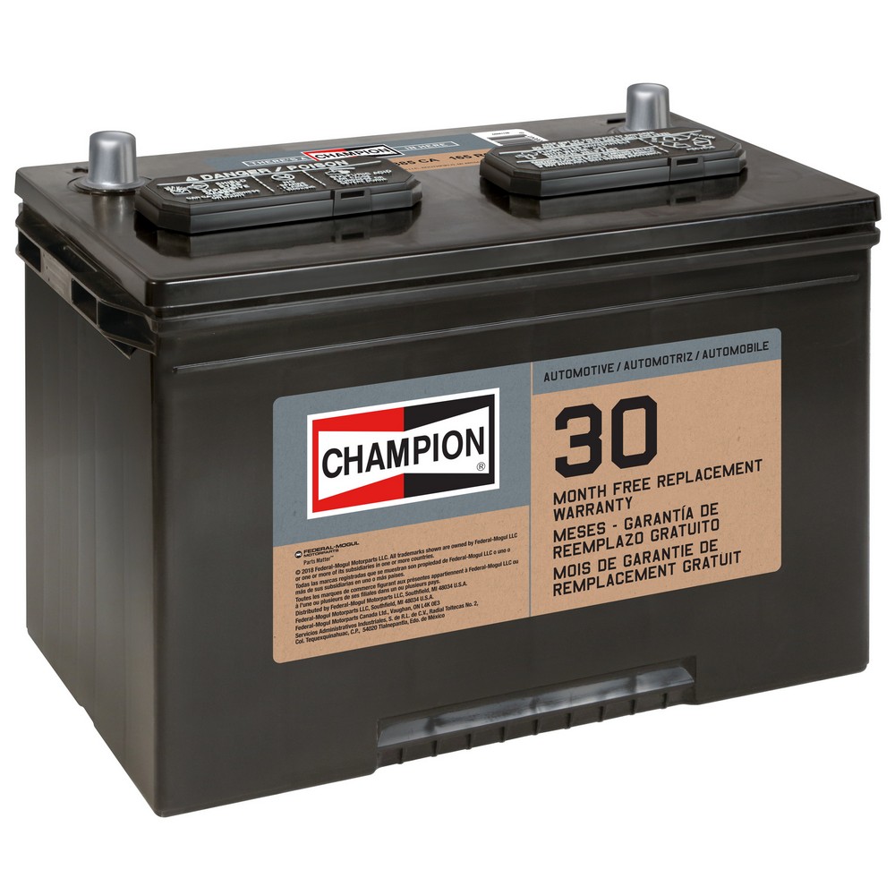 Champion Automotive 30 Month 27F-3FM Battery – FORTLUFT Auto Parts