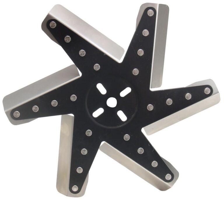 Derale 19313 13″ High Performance Stainless Steel Reverse Rotation Flex ...