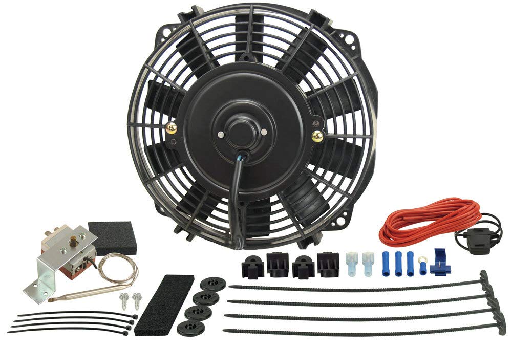 Derale 16309 9″ Dyno-Cool Electric Fan and Mechanical Fan Controller ...