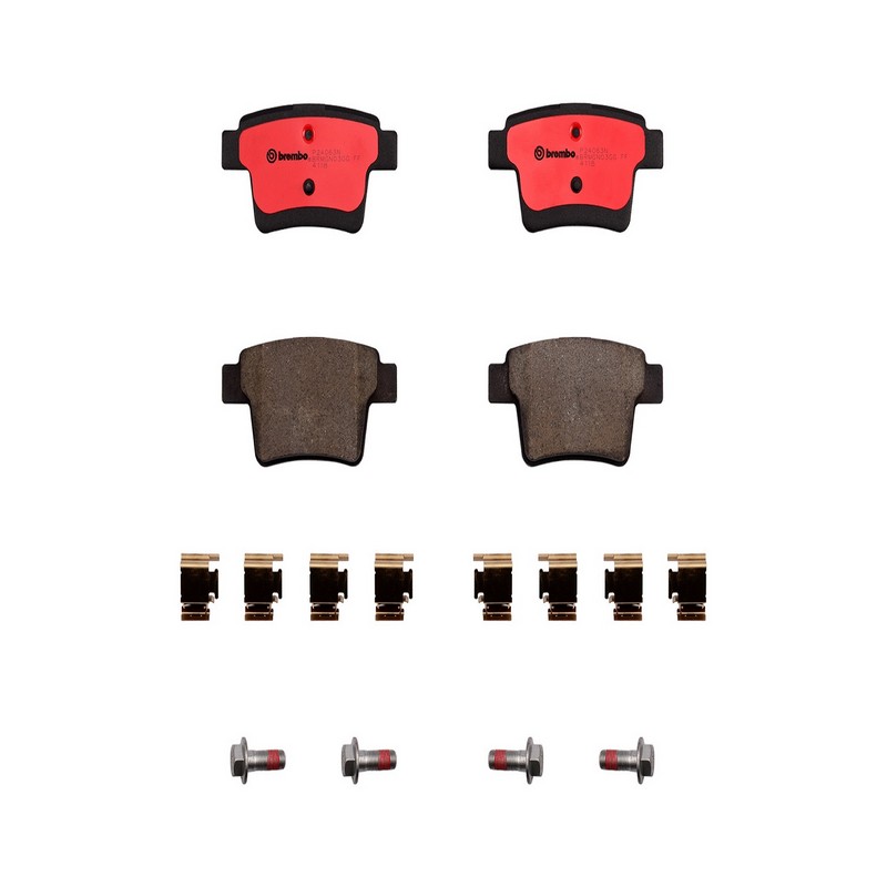 Brembo P24063N Premium NAO Ceramic OE Equivalent Pad – FORTLUFT Auto Parts