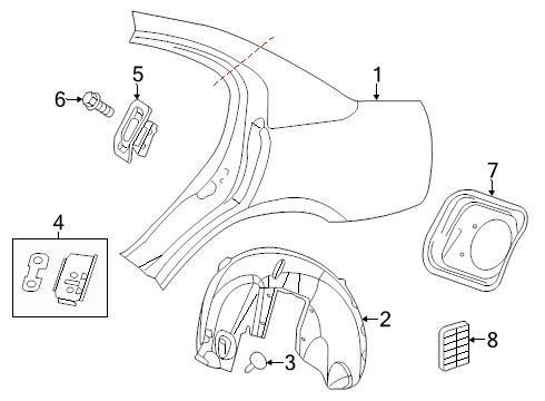 Mopar 68205939AE SHIELD SPLASH – FORTLUFT Auto Parts