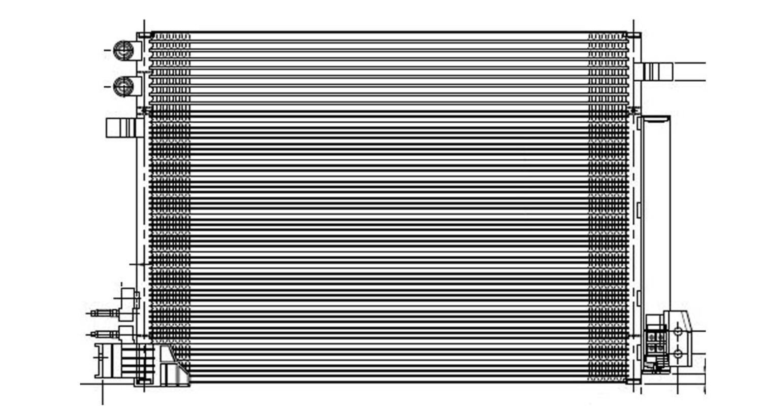 TYC Products 4224 A/C Condenser – FORTLUFT Auto Parts